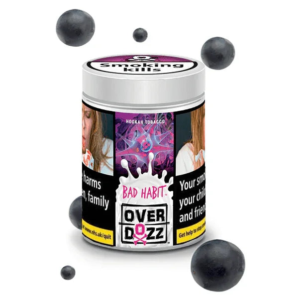 OverDozz Bad Habit (Grape) Flavour - Hookah Shisha - UK - black friday - shishagear