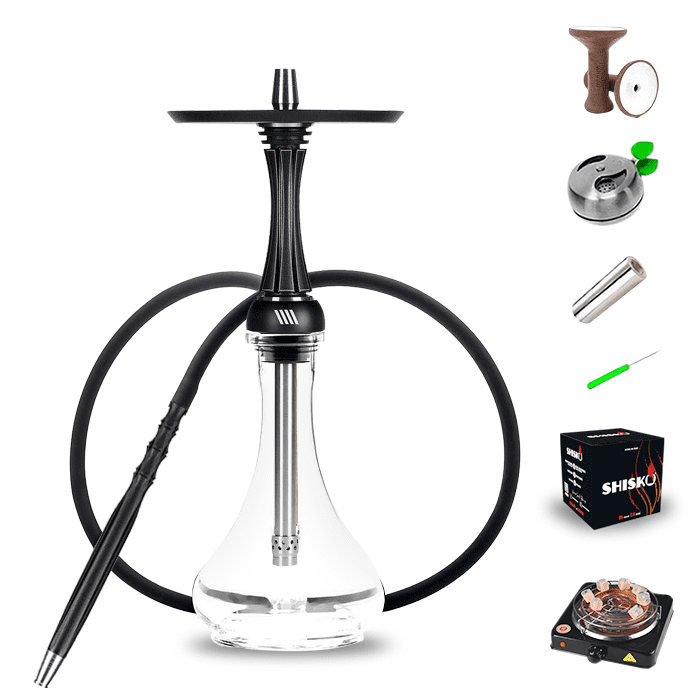 Alpha Hookah X Reverse - Matt Black - Hookah Shisha - UK - black friday ...