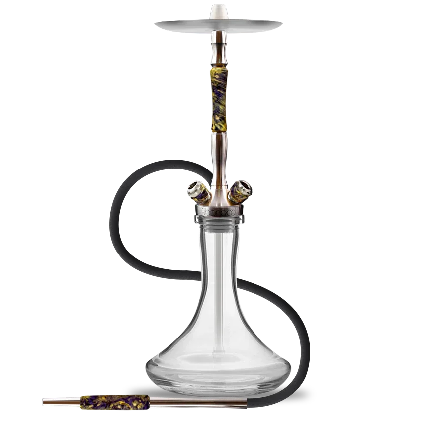 Union Hookah Fibonacci - Stabilised Wood - Hookah Shisha - UK - black ...