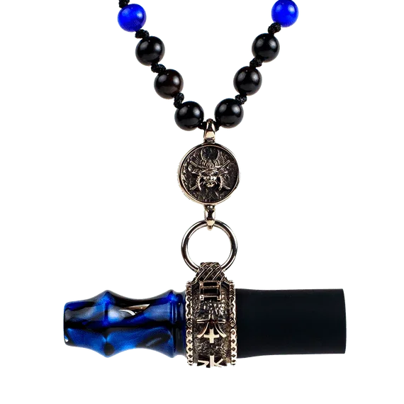 Japona Hookah Personal Mouthtip - Samurai Beads - Blue - Hookah Shisha ...