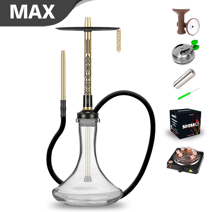 Alpha Misha Revolt Hero Gypsyking - Gold - Hookah Shisha - UK - black friday - shishagear