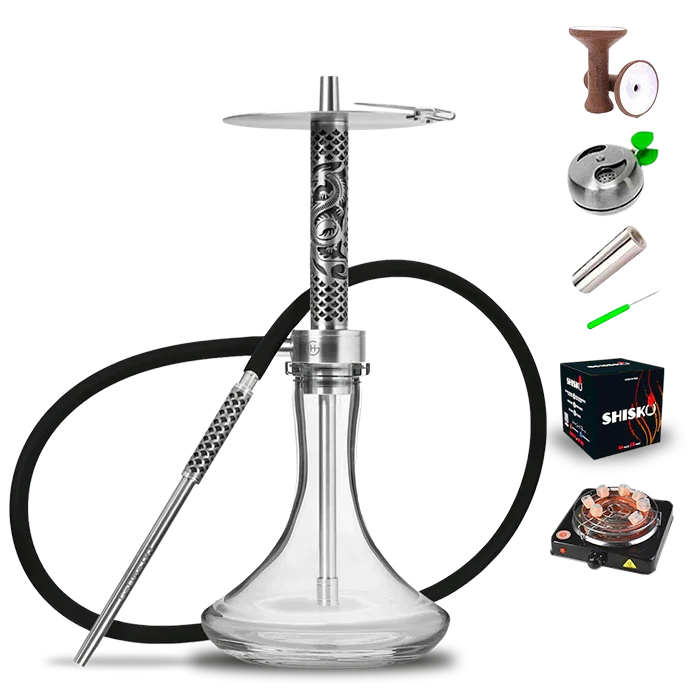 Geometry Hookah Big Bro - Dragon 2024 - Hookah Shisha - UK - black ...