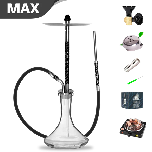 Mexanika Smoke Hookah - STM-C Mechanical Steel - Hookah Shisha - UK ...