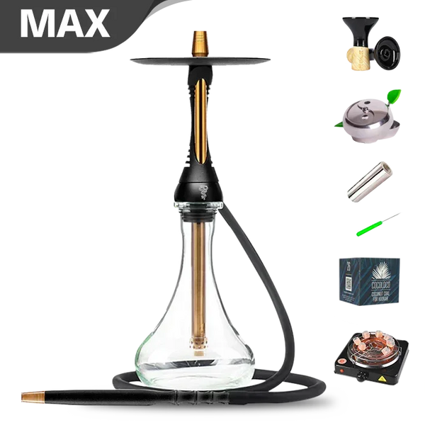 Alpha Hookah S Set - Black Matt - Hookah Shisha - UK - black friday ...