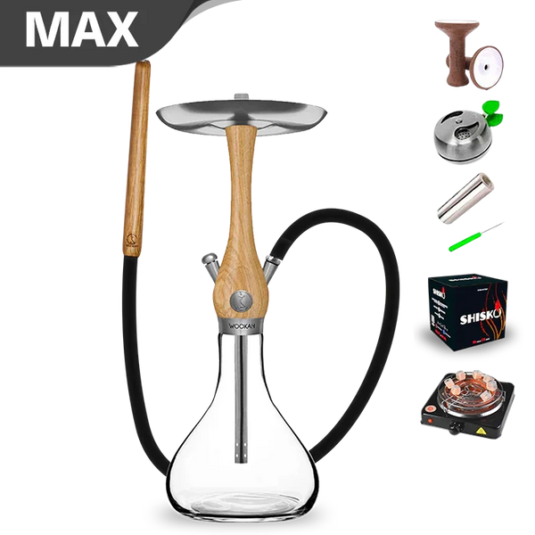 Wookah Mini Oak Smooth Hookah - Hookah Shisha - UK - black friday ...