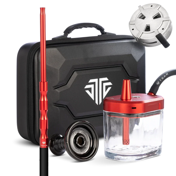Tsar GoFast Hookah - Red - Hookah Shisha - UK - black friday - shishagear