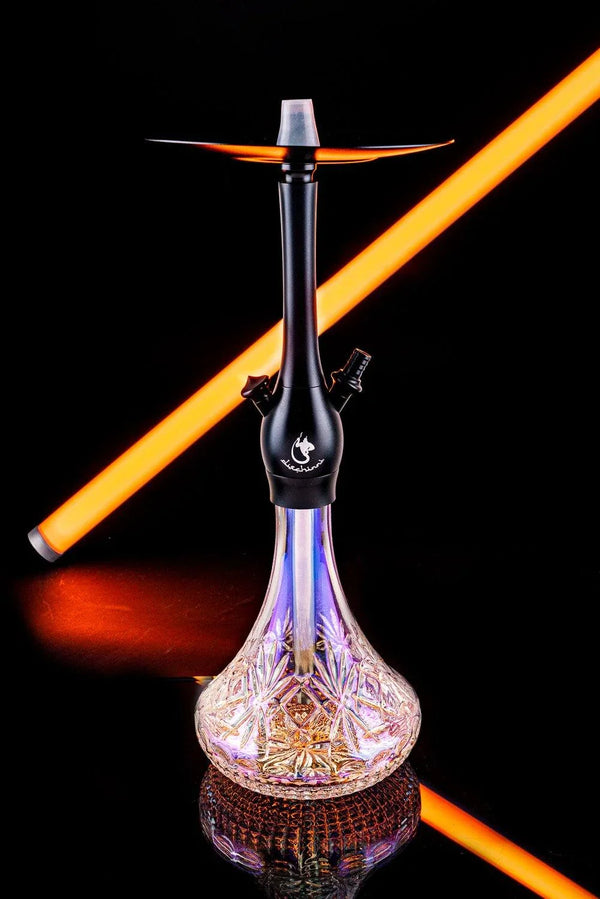 Dschinni Chucky Black Flig Flag Crystal Hookah - Hookah Shisha - UK ...