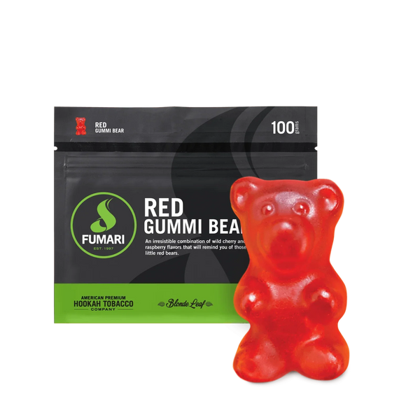 Fumari Red Gummi Bear Shisha Flavour - Hookah Shisha - UK - black ...