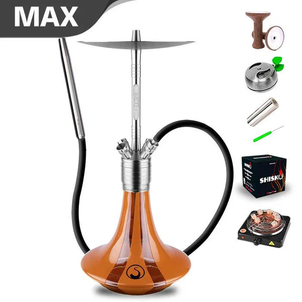 Steamulation Ultimate Hookah - Orange Metallic - Hookah Shisha - UK ...