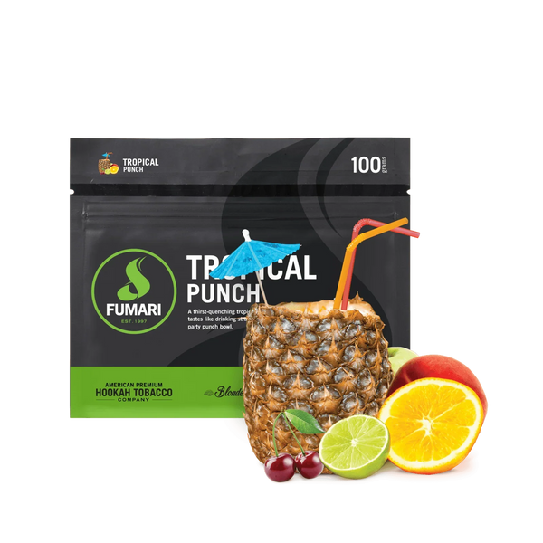Fumari Tropical Punch Shisha Flavour - Hookah Shisha - UK - black ...