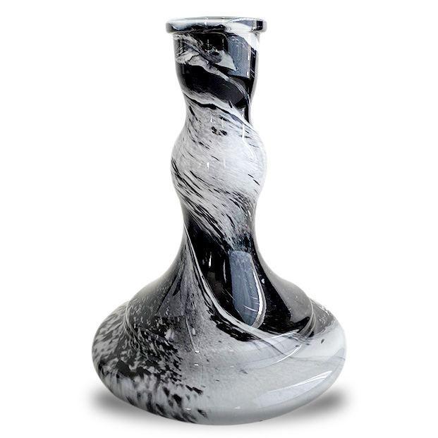 Vessel Glass Shisha Base - Wave (Marble) - Hookah Shisha - UK - black ...