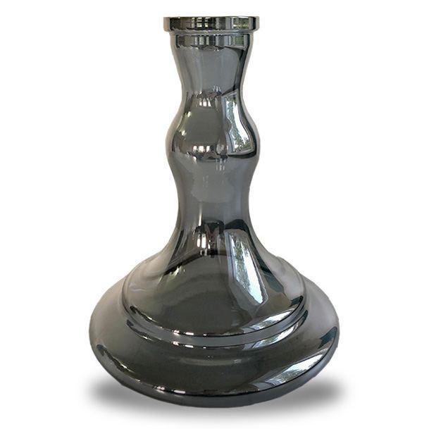 Vessel Glass Shisha Base - Wave (Smoked) - Hookah Shisha - UK - black ...